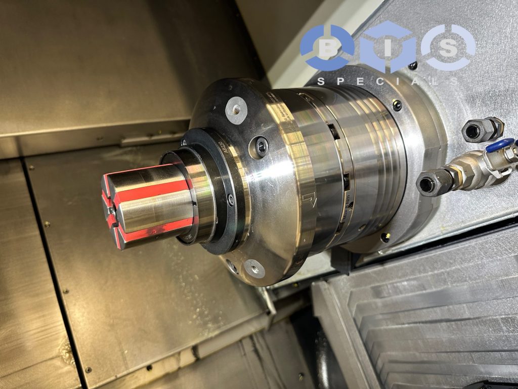 MURATEC MT200 met klauwplaat - SPANNTOP 80 mini en MANDO Adapt doorn ...