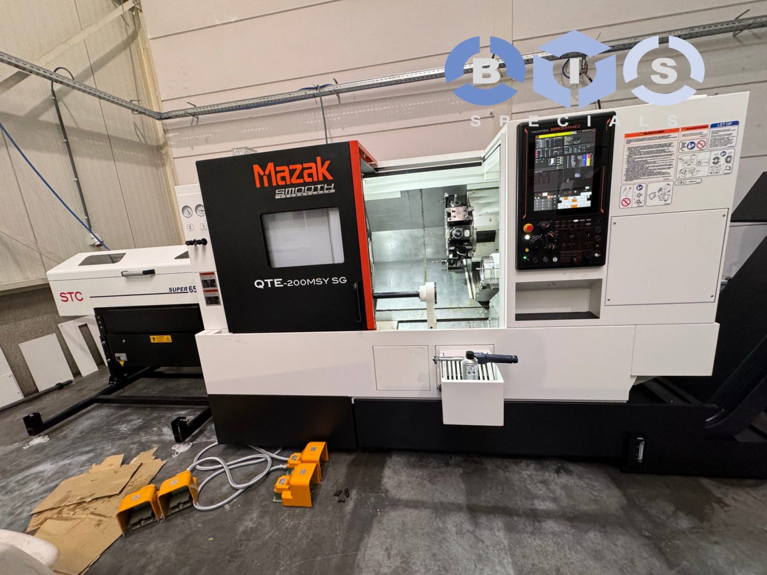 MAZAK QTE-200MSY SG met 2x TOPlus 65 mini Axfix - BIS Specials